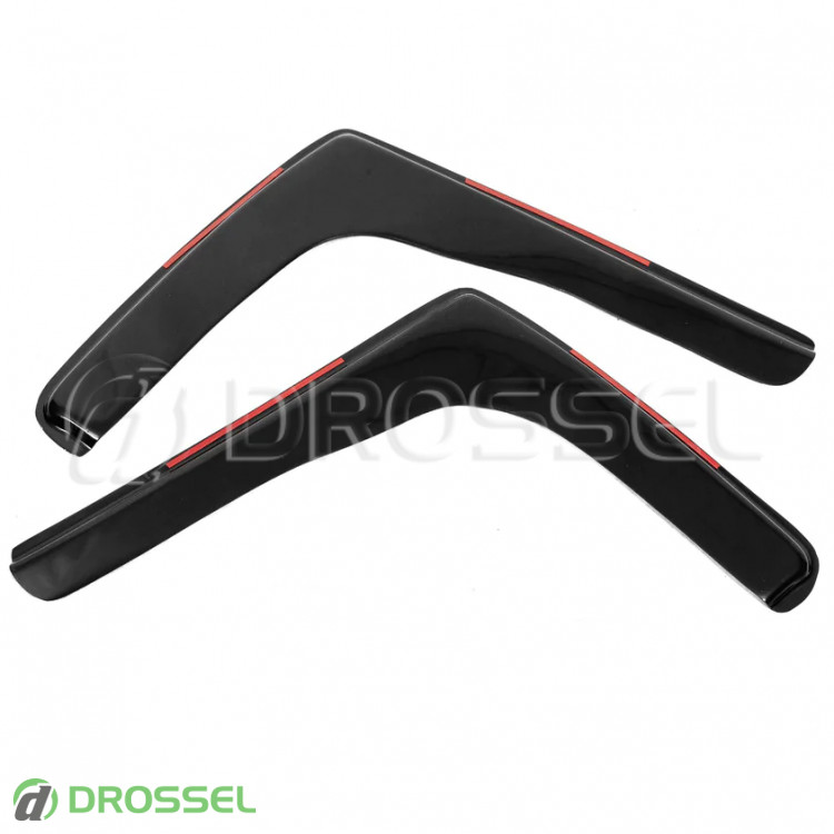 Дефлекторы окон (ветровики) на Ford Custom (2013+) ESA 700400034 (2шт ...