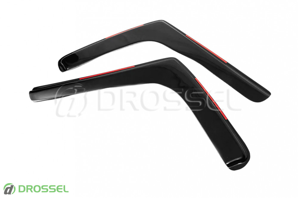 Дефлекторы окон (ветровики) на Ford Custom (2013+) ESA 700400034 (2шт ...