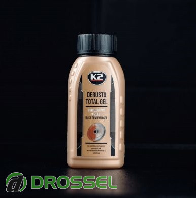 Гелевый растворитель ржавчины K2 Derusto Total Gel L375 (250мл ...